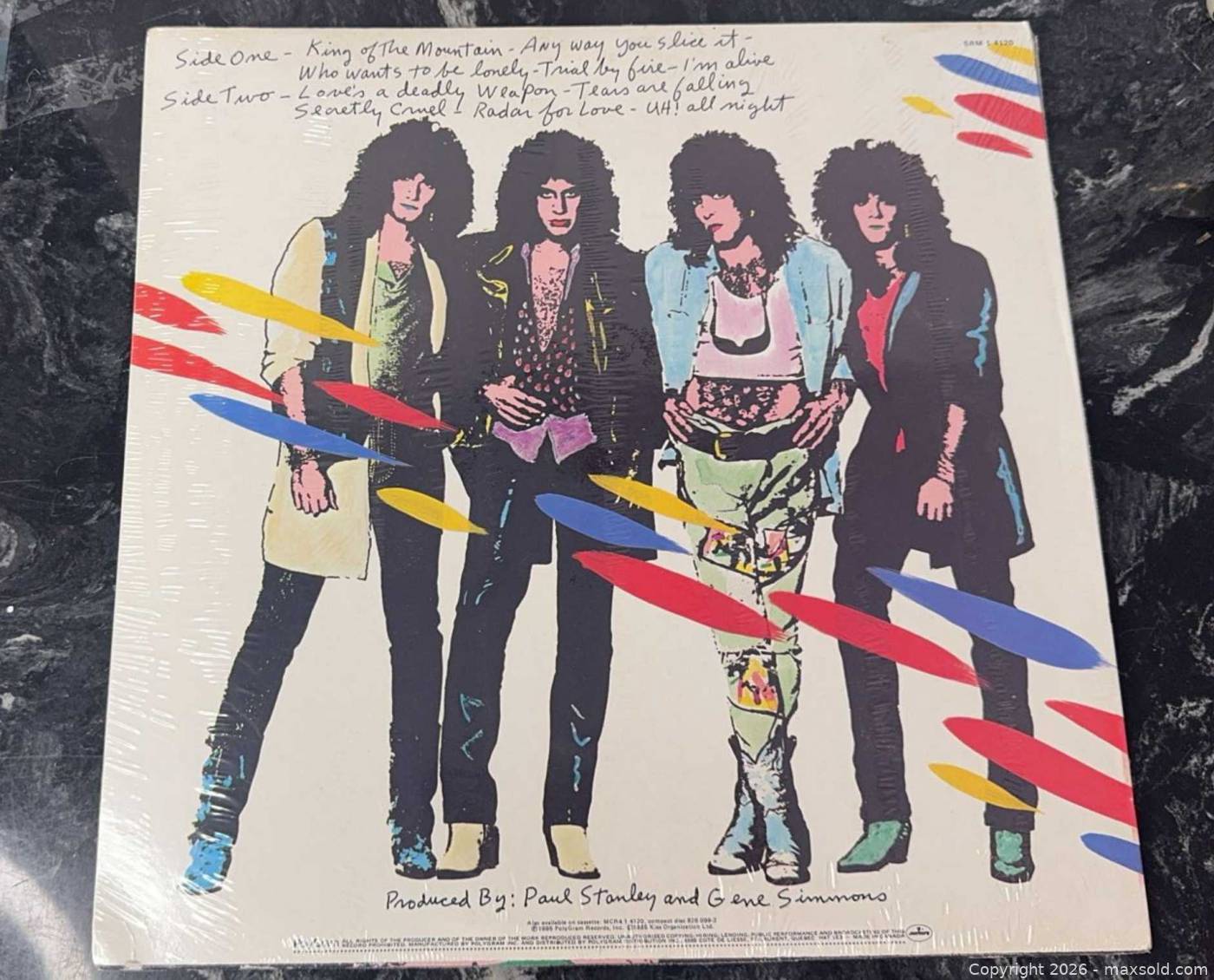 Kiss Asylum 1985 sealed vinyl LP | Maxsold