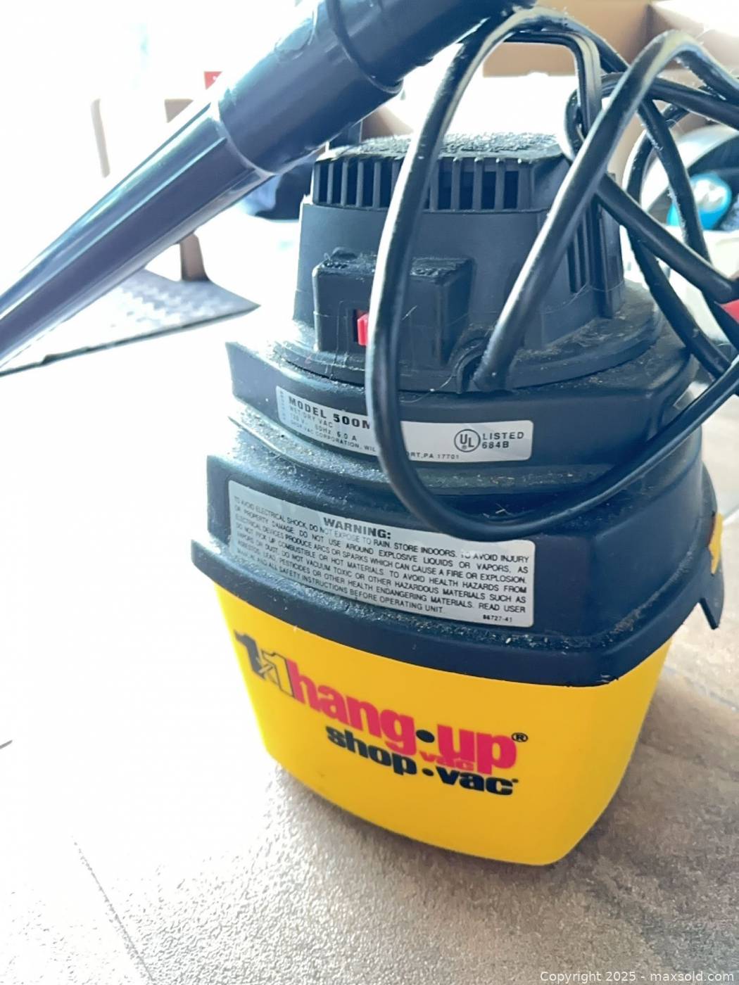 Shop-Vac Hang-Up Model 500M Wet/Dry Vacuum | Maxsold