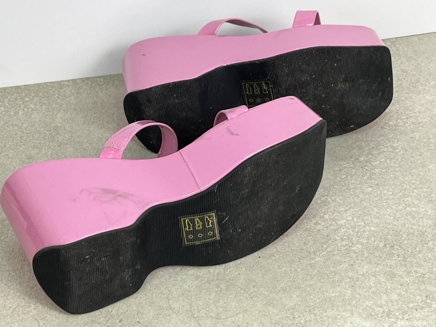 Call It Spring pink platform wedge sandals size 9 | Maxsold