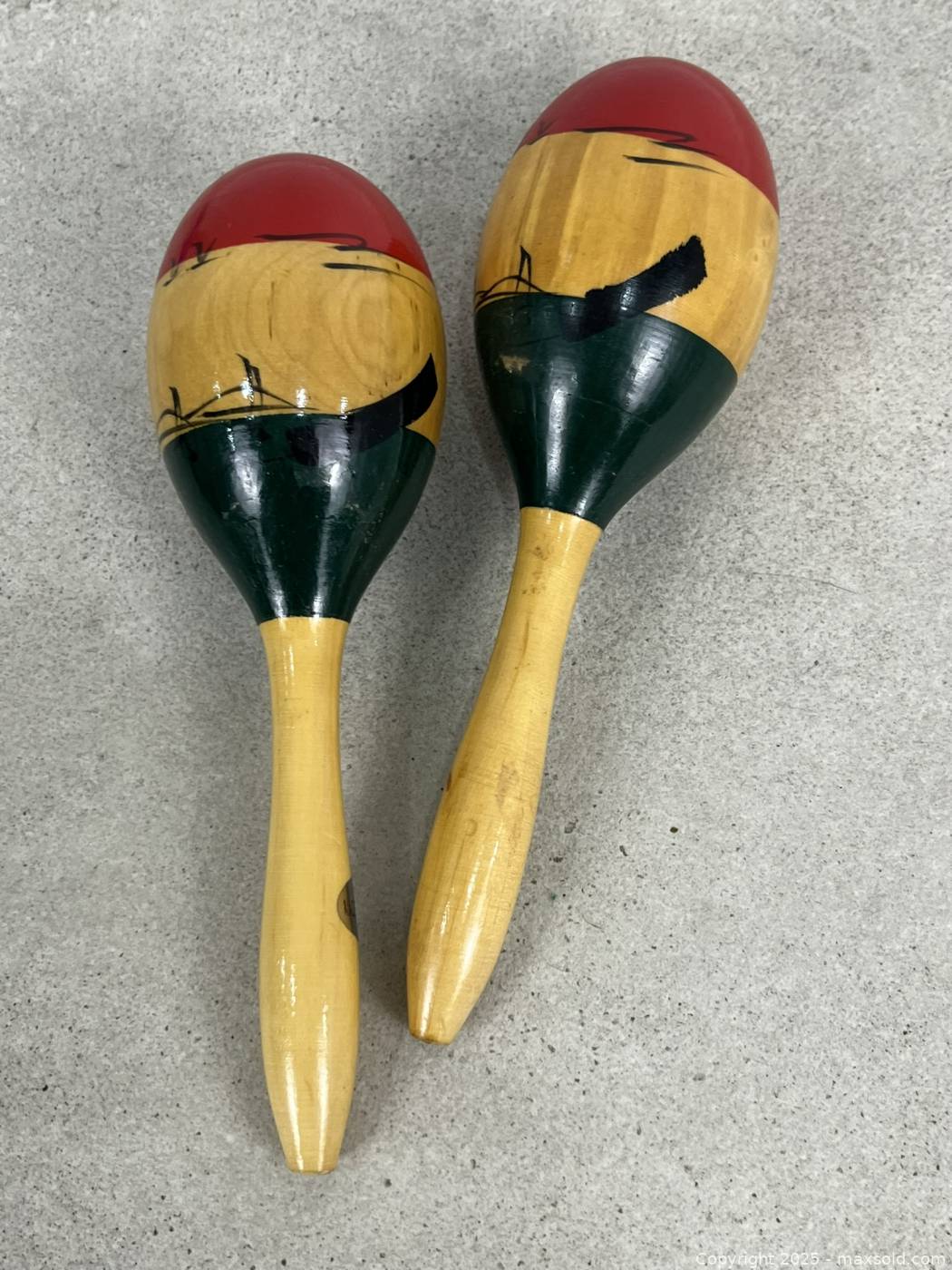 Pair Wooden Novelty Maracas | Maxsold