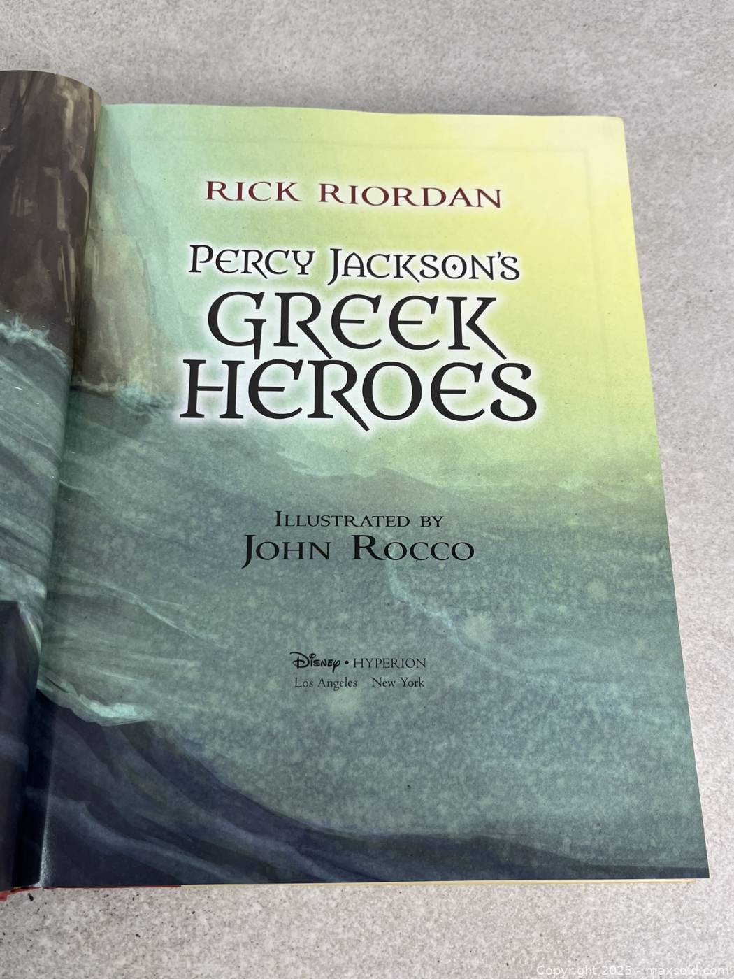 Percy Jackson's Greek Heroes hardcover book | Maxsold