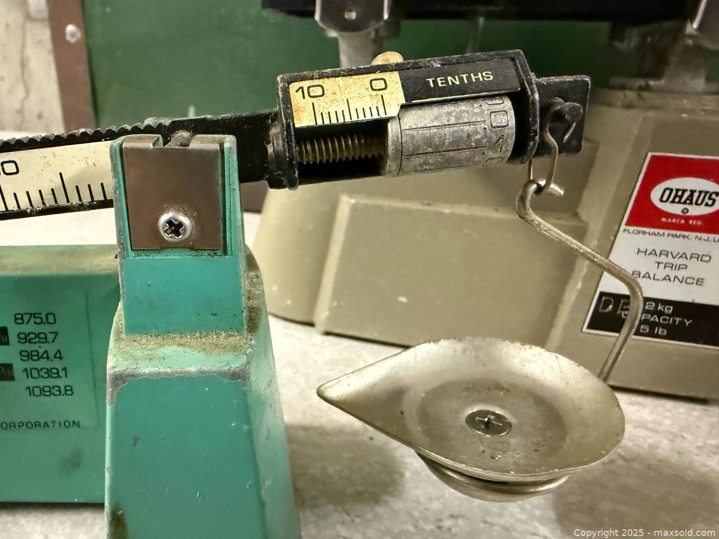 Ohaus Harvard Trip Balance and RCBS Reloading Scale with weight set ...