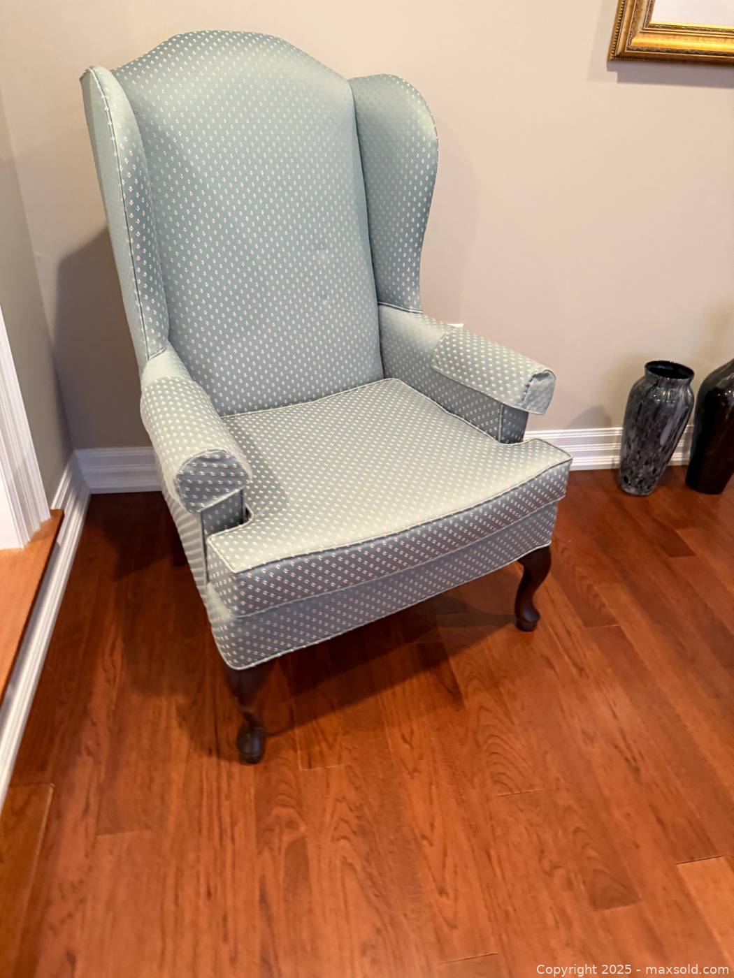 Vintage Wingback Chair | Maxsold