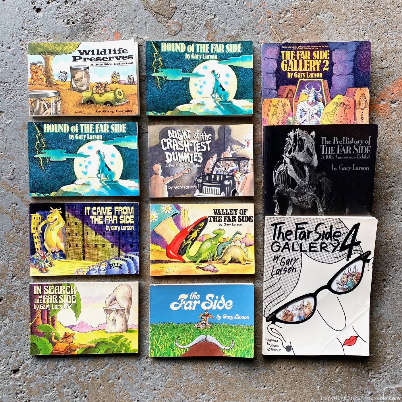 11 vintage The Far Side books by Gary Larson | Maxsold