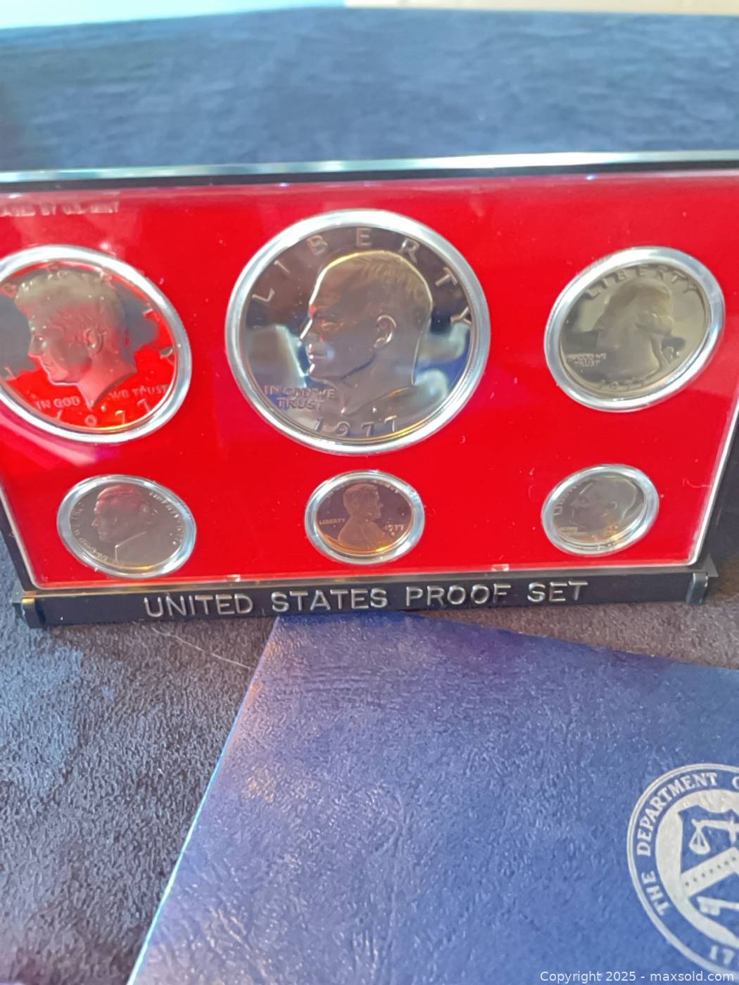 1976 & 1977 United States Proof Sets and Gold-Tone Commemorative Round ...