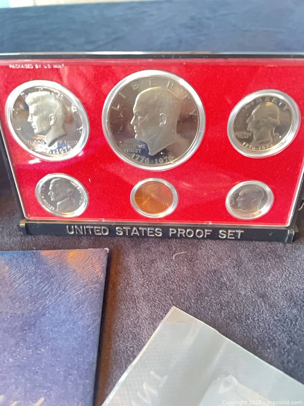 1976 & 1977 United States Proof Sets and Gold-Tone Commemorative Round ...