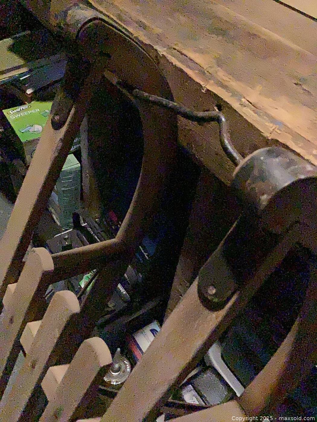 Vintage wood & metal double runner sled | Maxsold