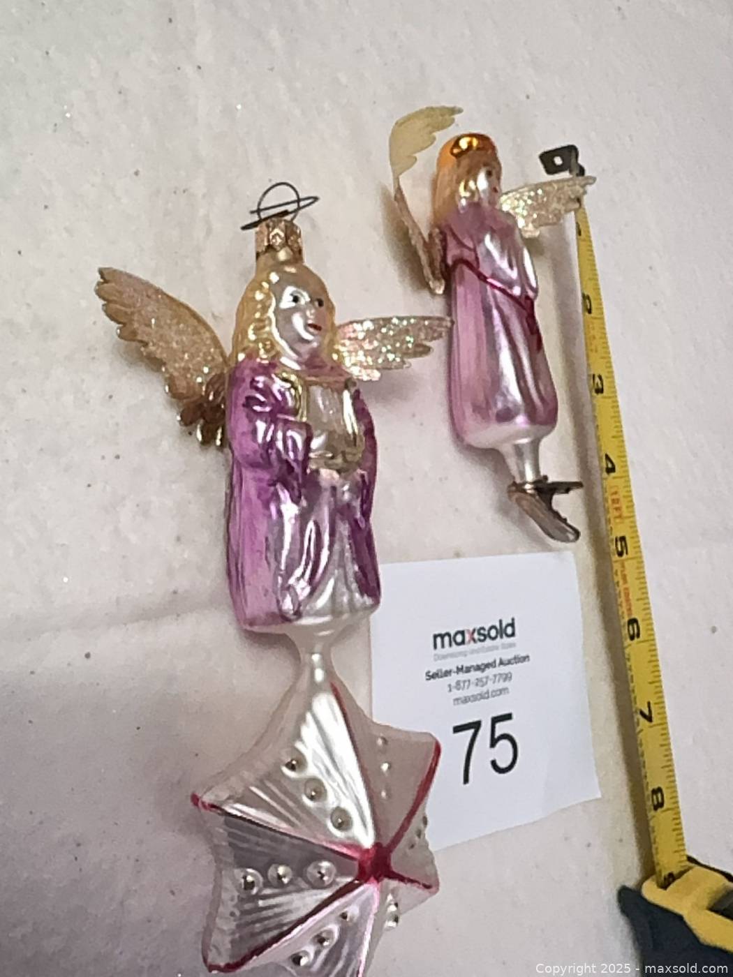Christopher Radko glass angel ornaments | Maxsold