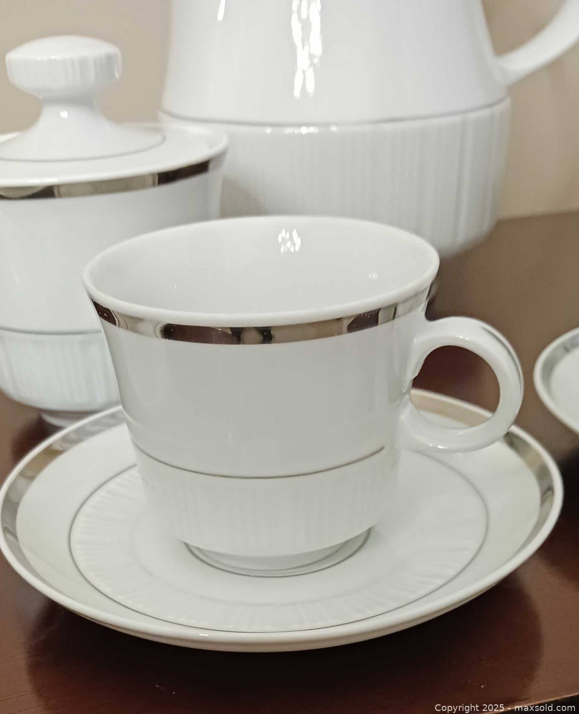 Vintage German Porcelain Demitasse Set, 17 Pc | Maxsold