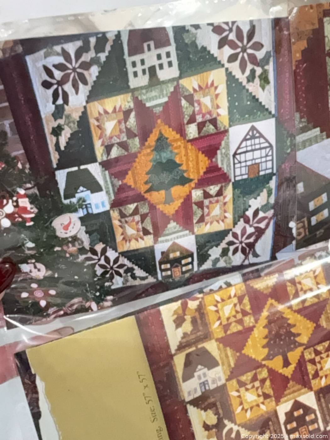 Oh Tannenbaum Christmas quilt kit | Maxsold