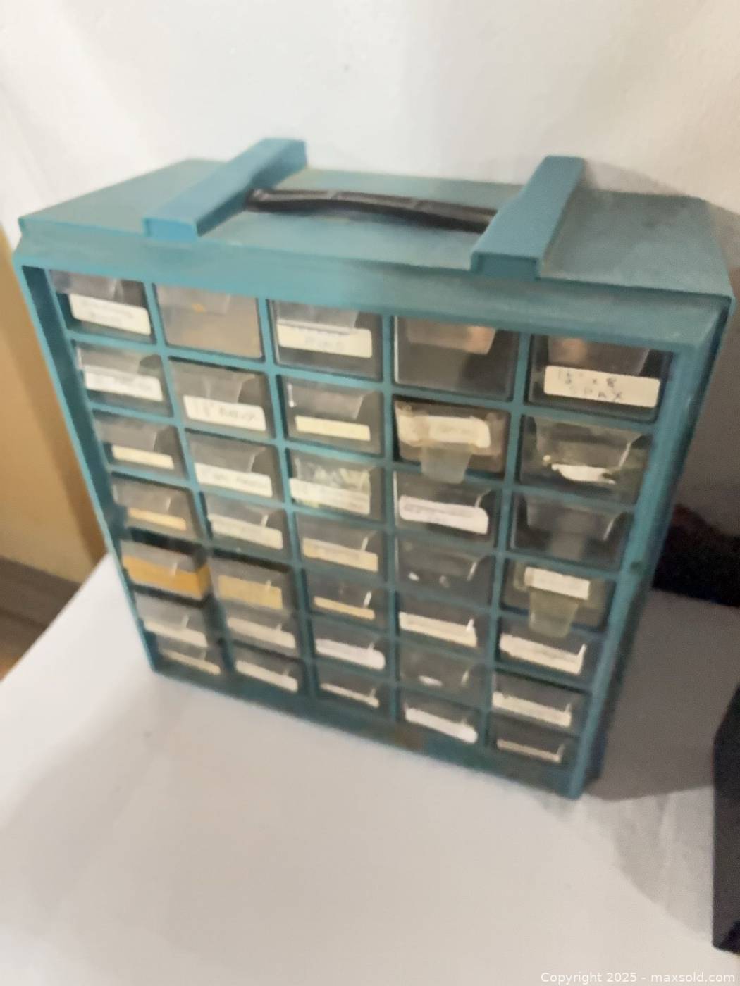 30-drawer small parts cabinet | Maxsold