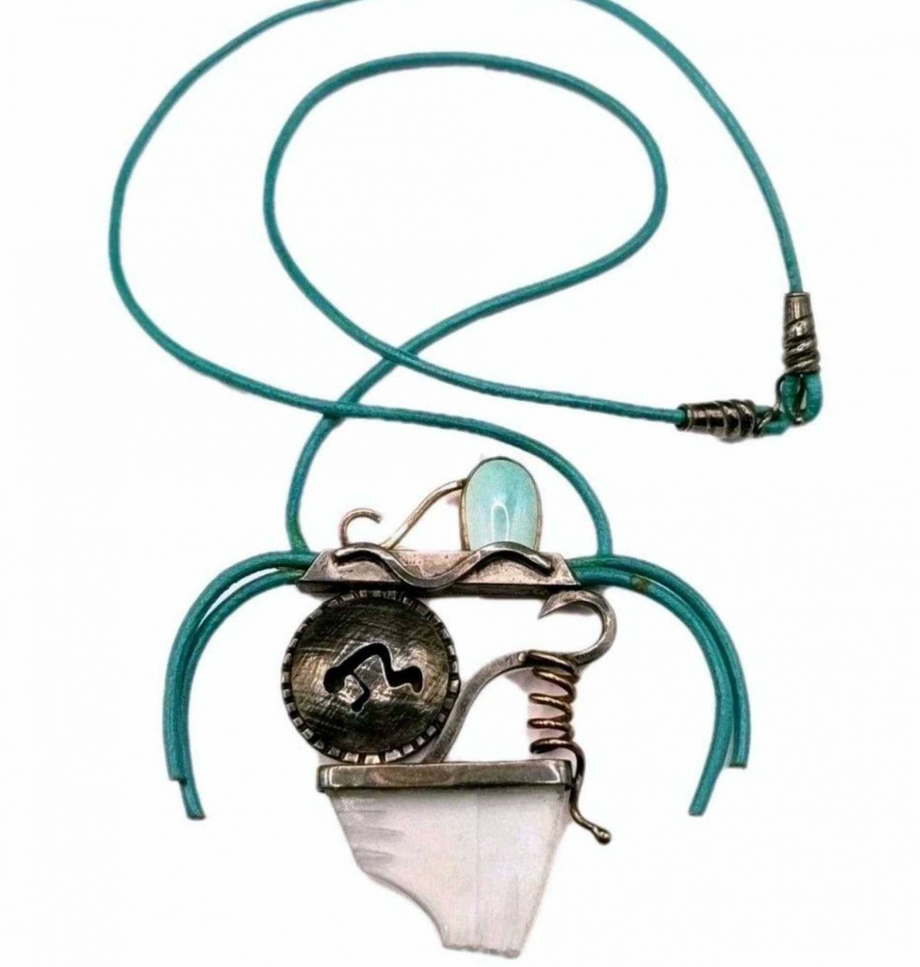 1994 Caryn L Hetherston Studio Art Necklace | Maxsold