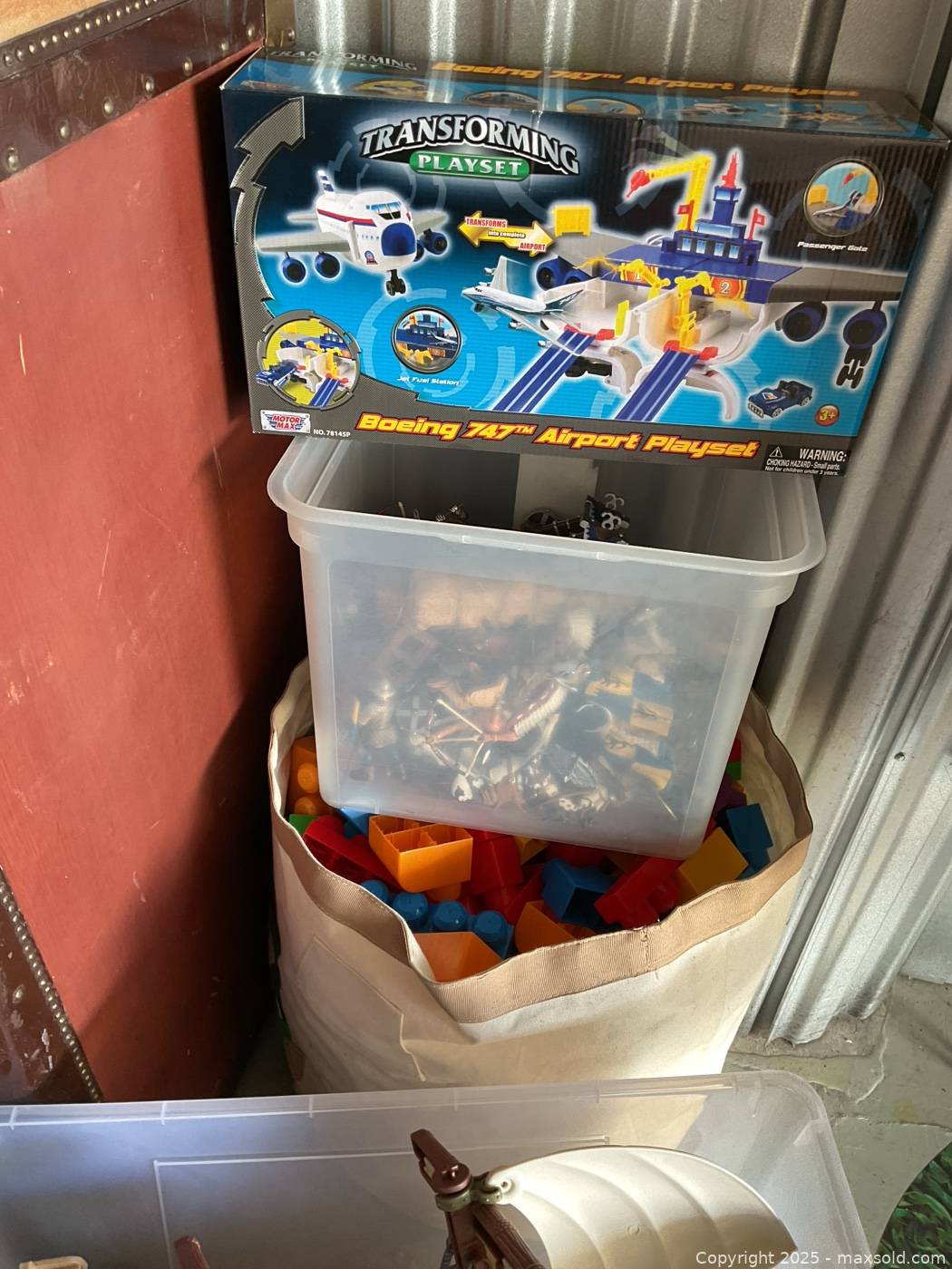 Assorted used toy lot with Polar Express train | Maxsold
