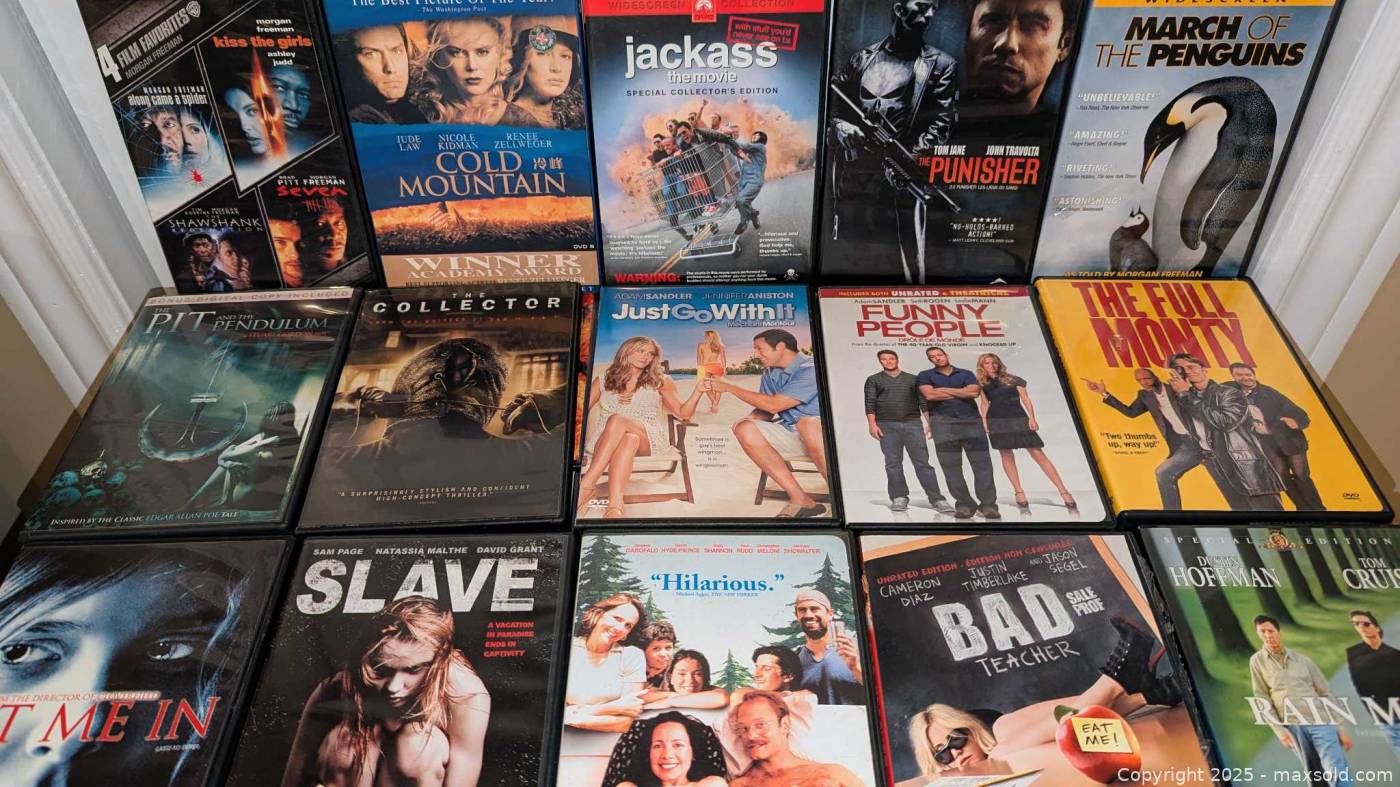 35+ DVD movies & TV series bundle | Maxsold