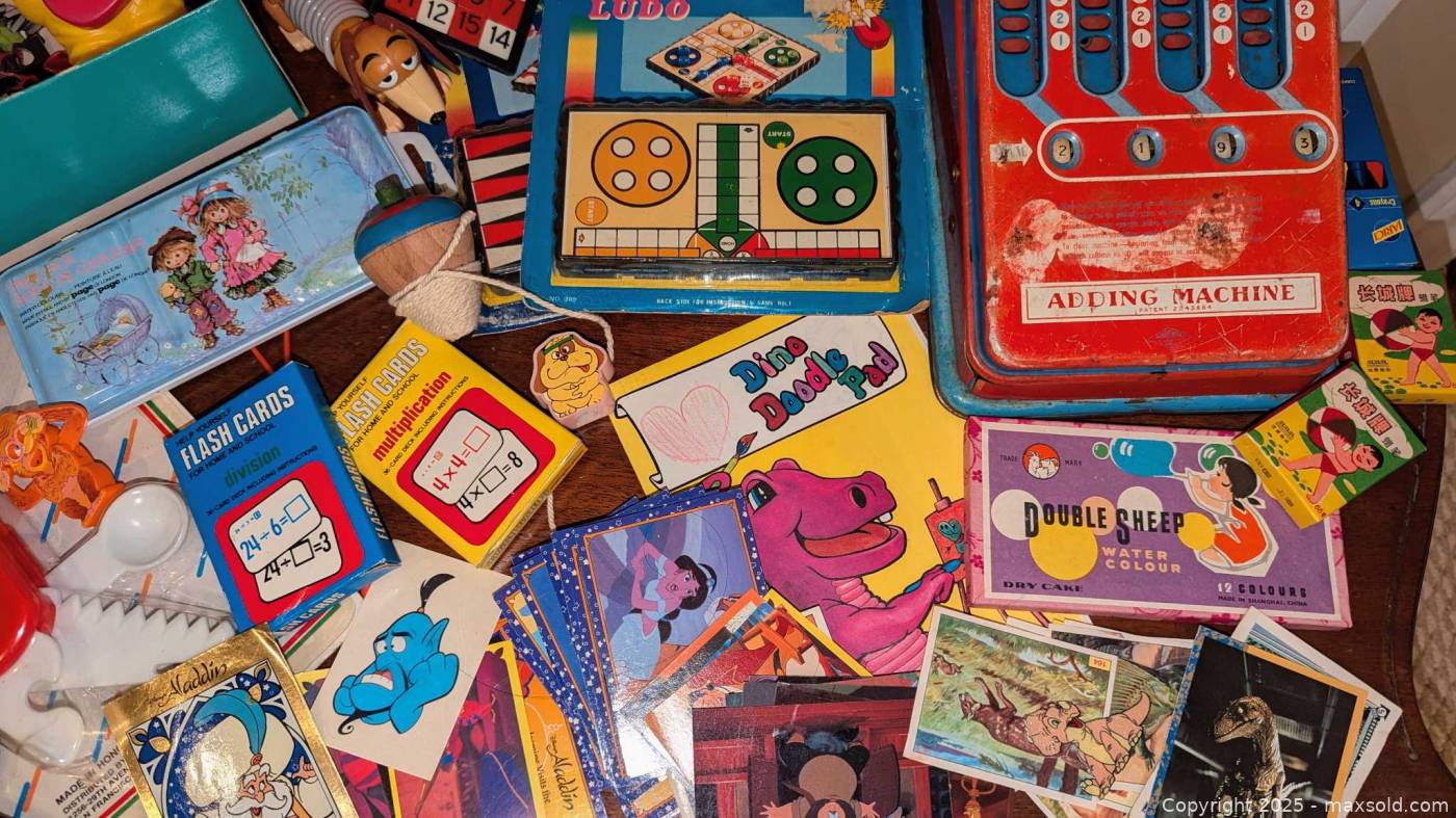 Vintage Scrabble Boards & Wolverine Adding Machine Lot | Maxsold