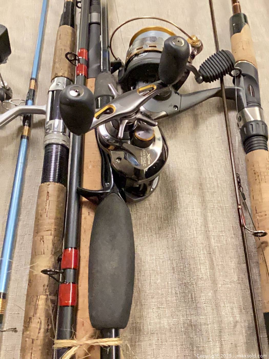 Fishing rods, spinning reels, rod tubes | Maxsold