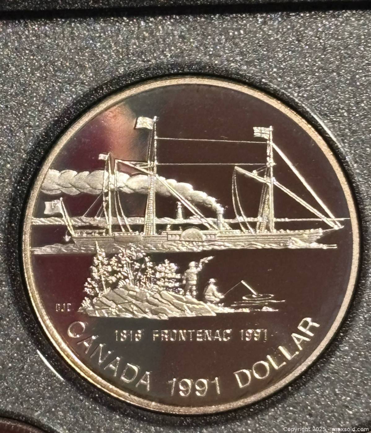 1991 Canada Proof Double Dollar 7-Coin Set with COA | Maxsold