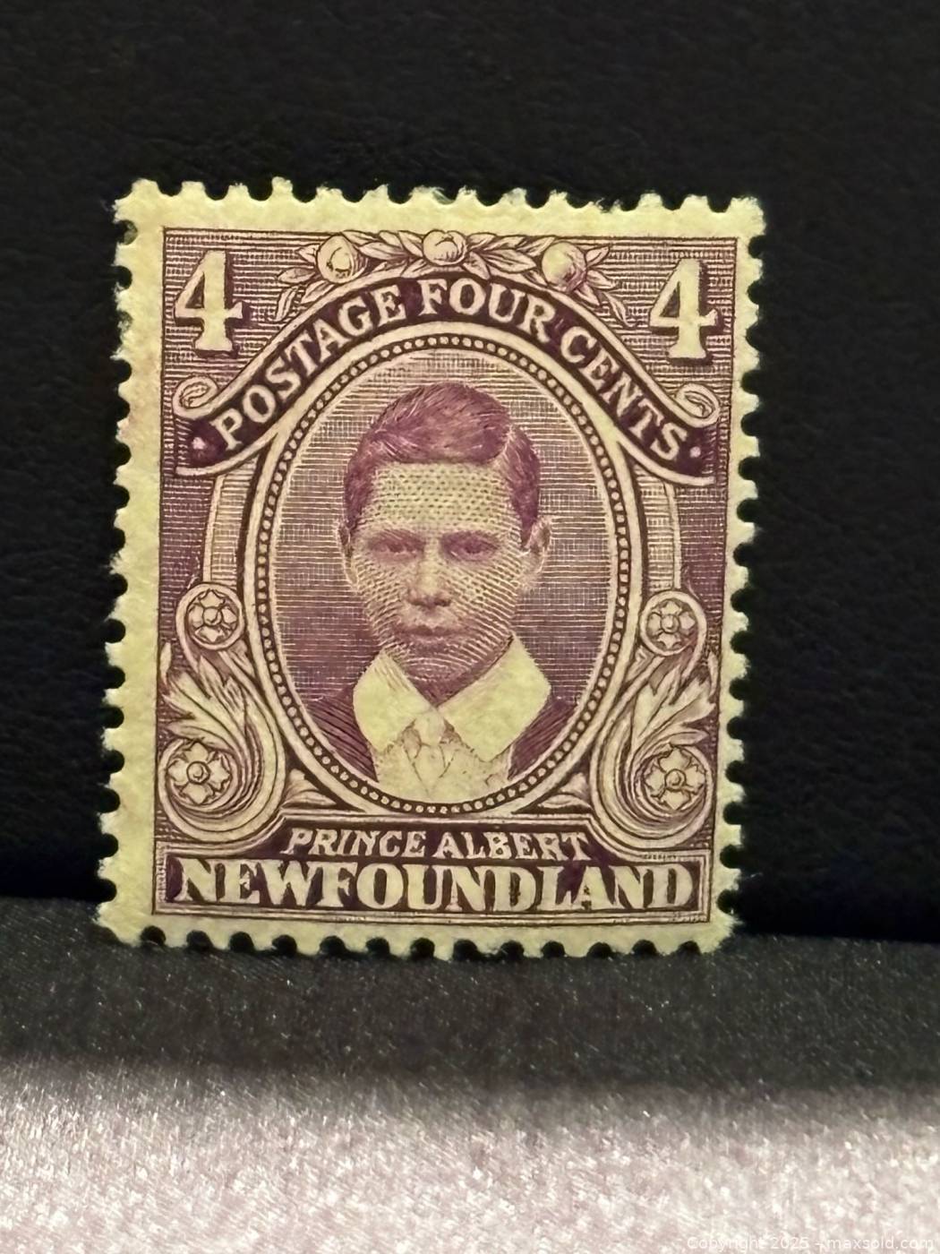 1911 Newfoundland 4¢ Prince Albert mint stamp | Maxsold