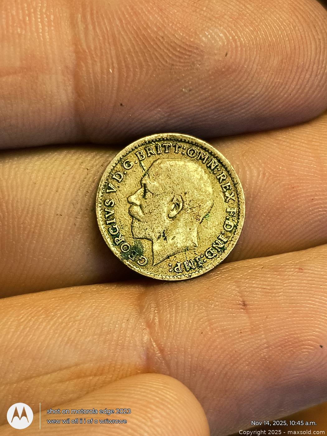 1922 British Silver Threepence Coin | Maxsold