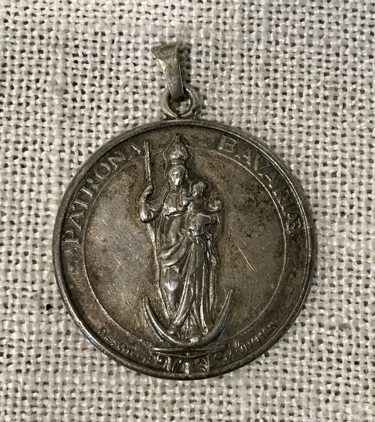 German sterling silver Bayern medallion | Maxsold