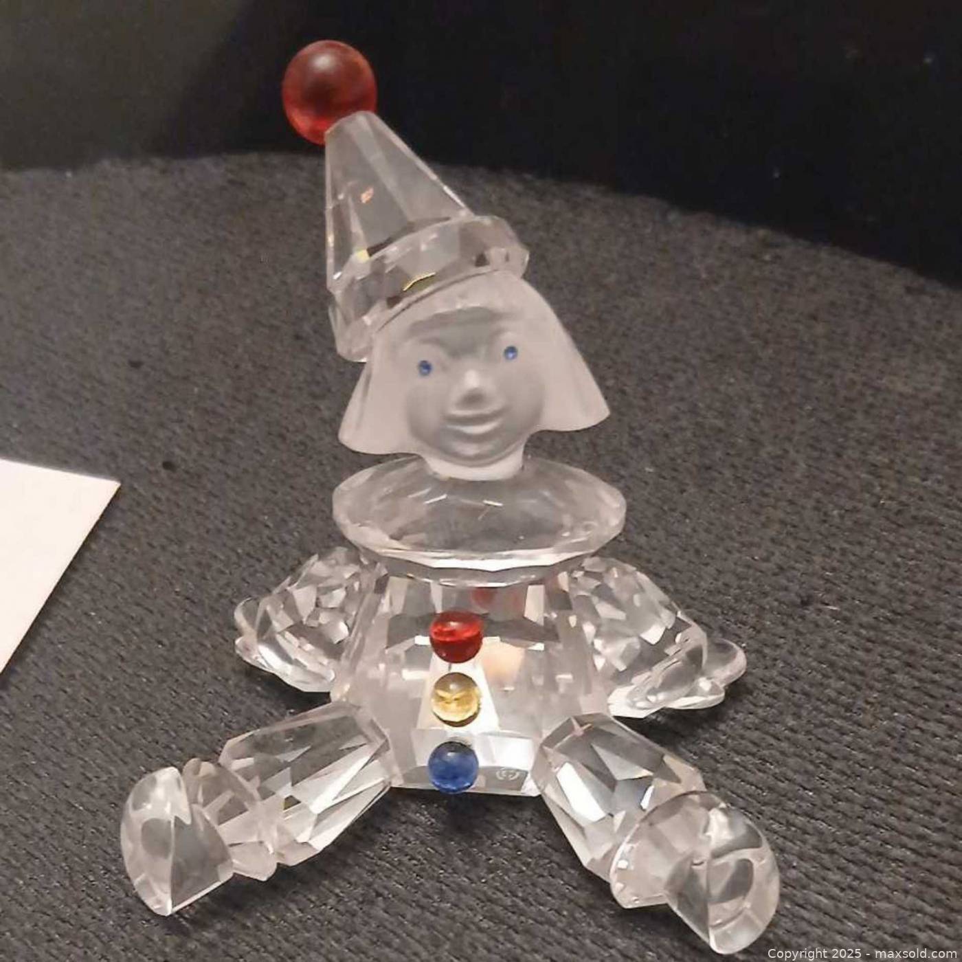 Swarovski Crystal Clown Figurine 1997 | Maxsold