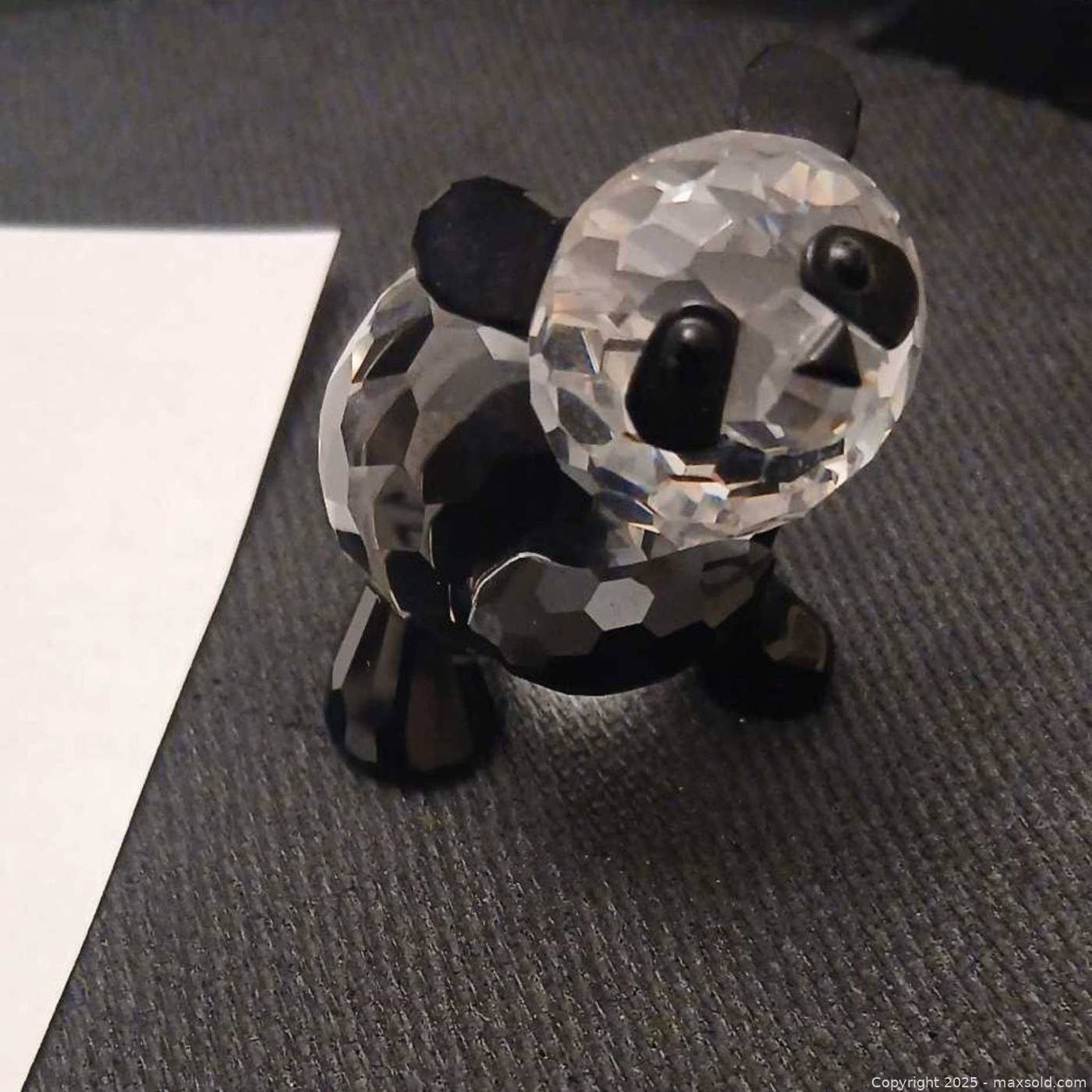 Swarovski crystal panda figurine | Maxsold