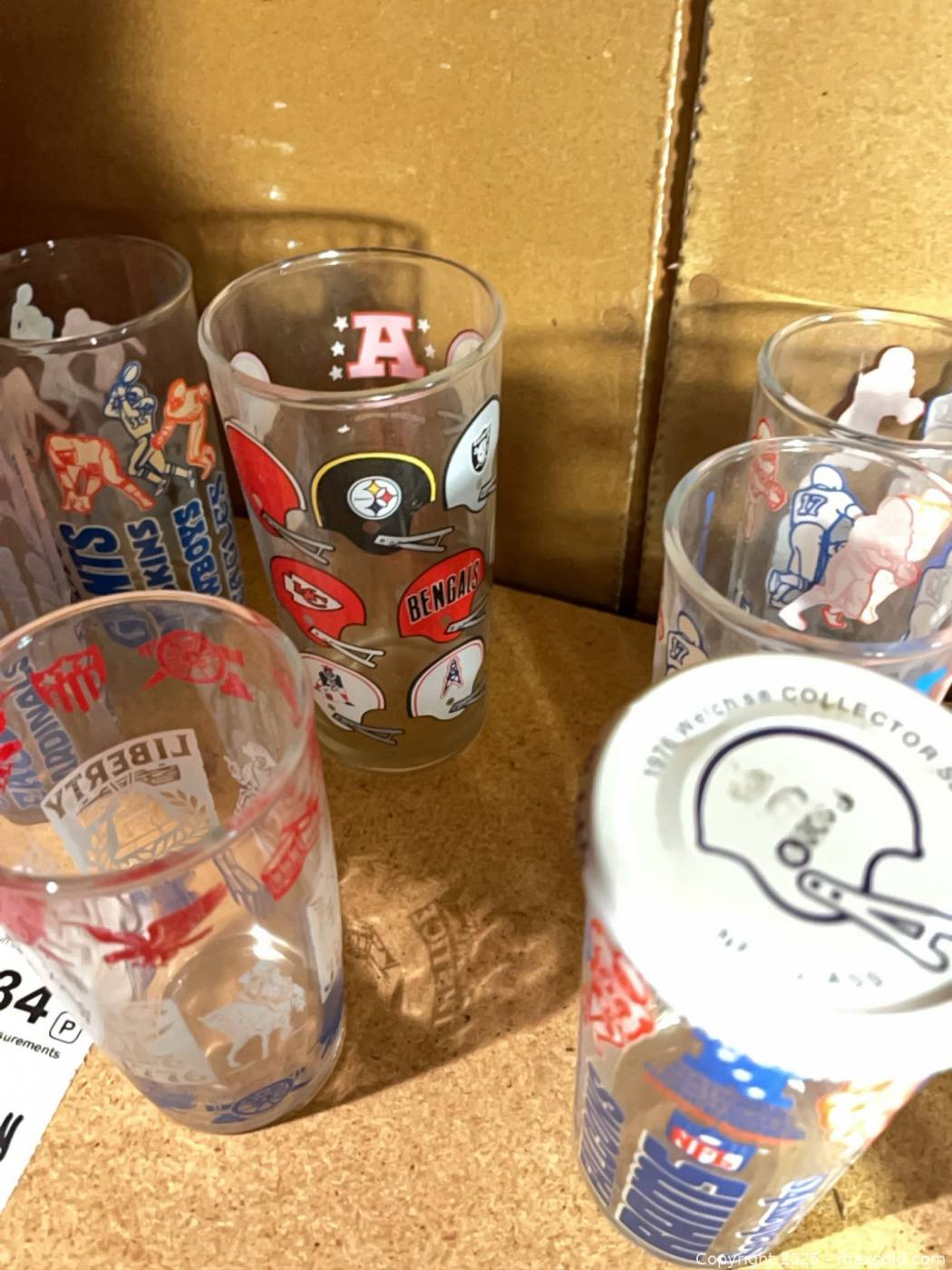 Collectible NFL & College Football Glasses | Maxsold