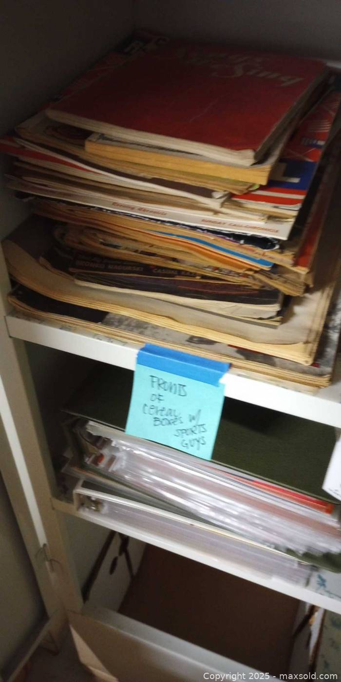 Vintage baseball programs and sports magazines lot | Maxsold