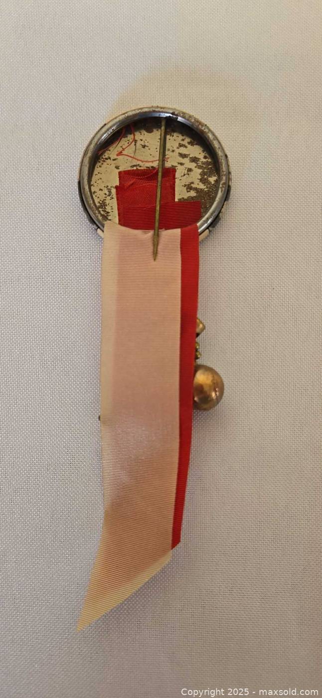 Vintage Ted Williams Red Sox ribbon badge pin | Maxsold