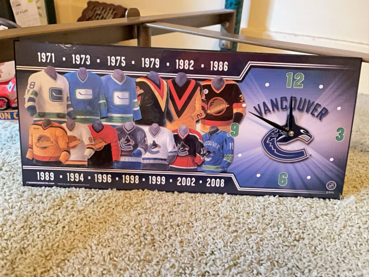 Canucks Jersey History Wall Clock, Disney Cars Lightyear Alarm Clock ...