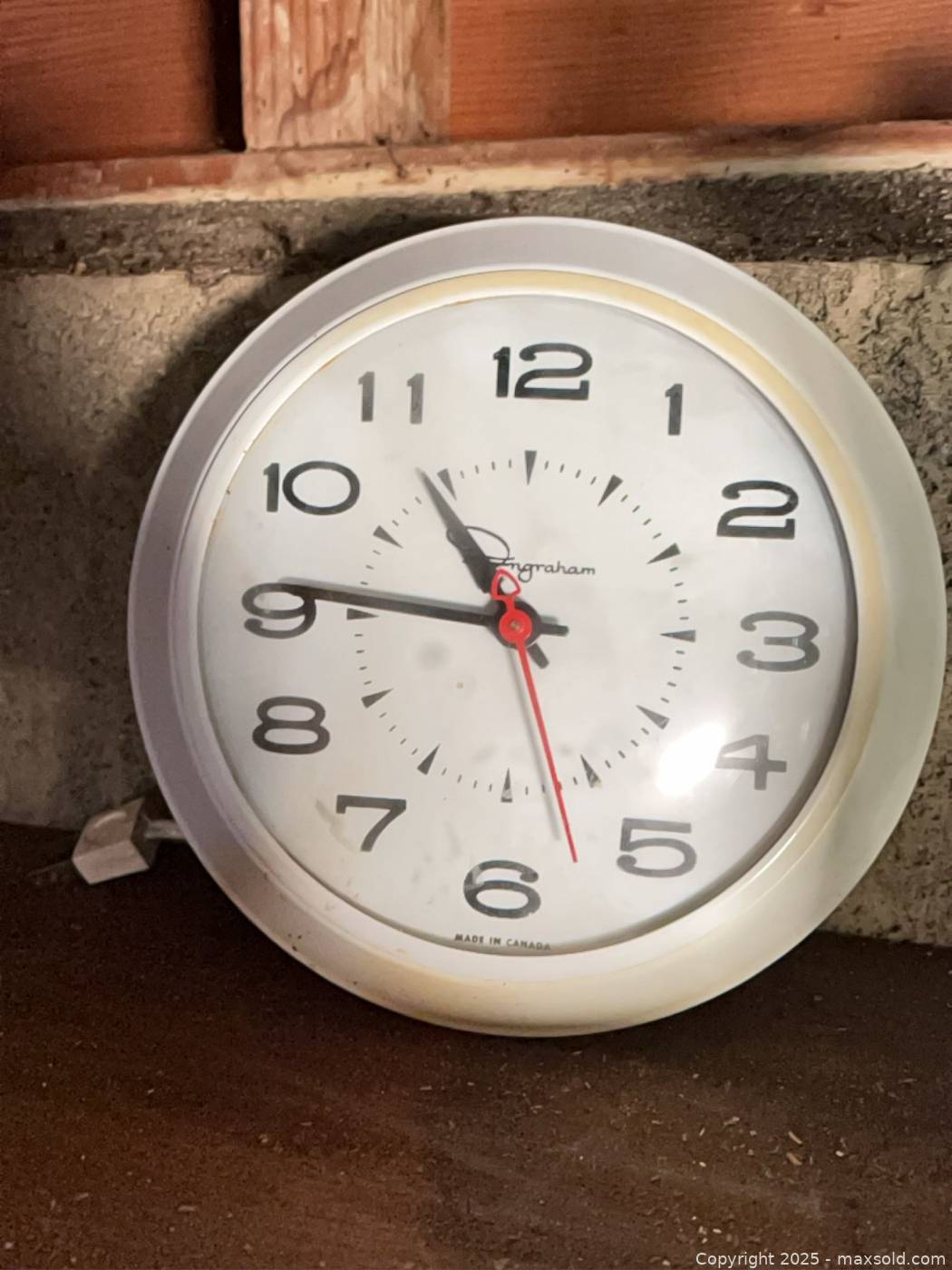 Ingraham electric wall clock, 2 green embossed glass cruets, glass baby ...