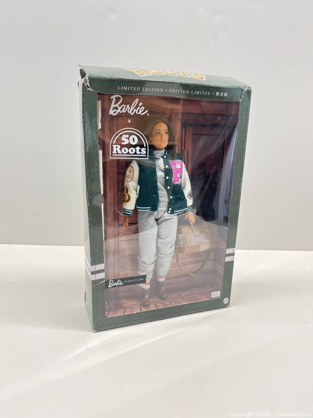 Barbie x Roots 50 Years limited edition doll | Maxsold