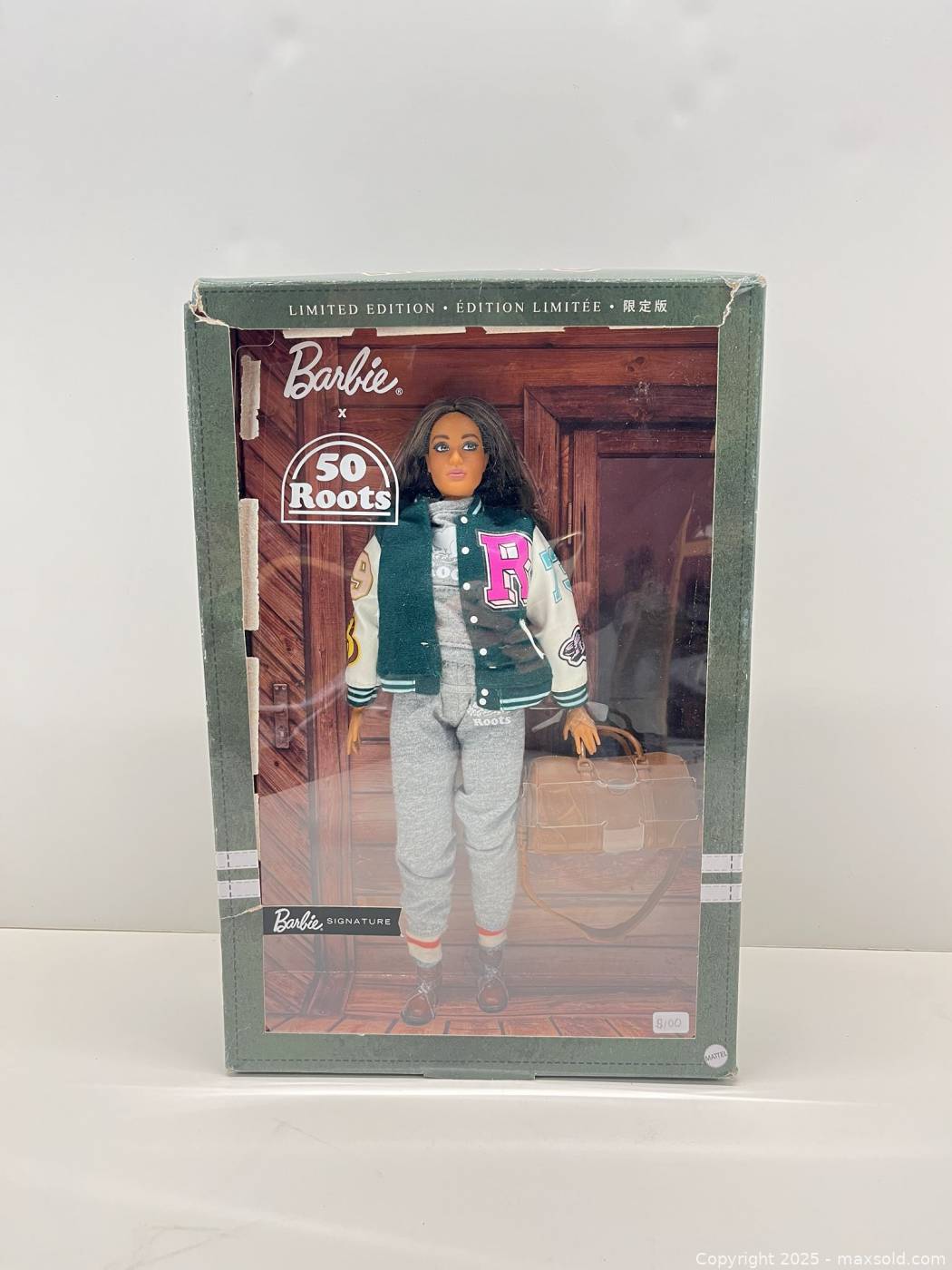 Barbie x Roots 50 Years limited edition doll | Maxsold