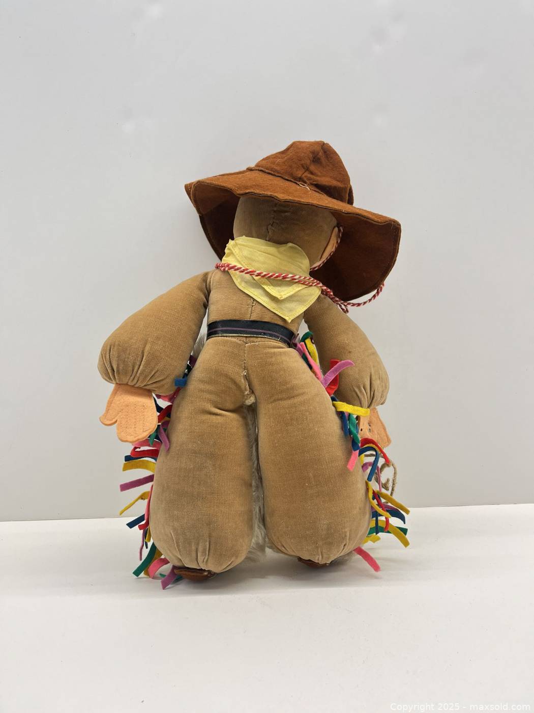 Merrythought cowboy cloth doll, c. 1940s, 14" | Maxsold