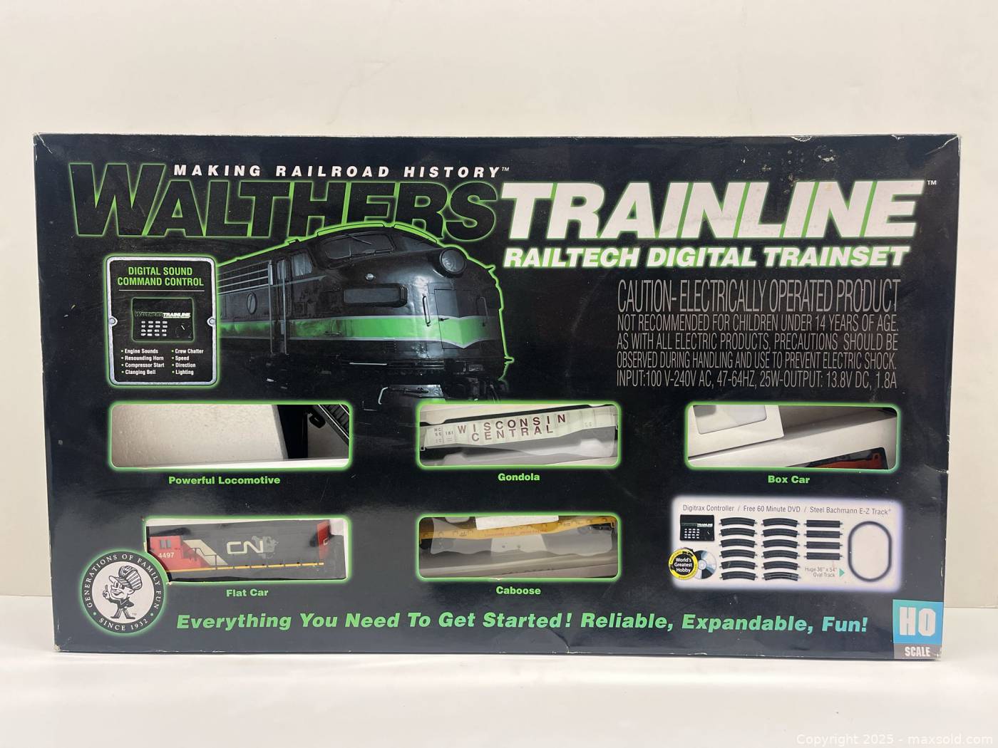 Walthers HO Railtech digital train set | Maxsold