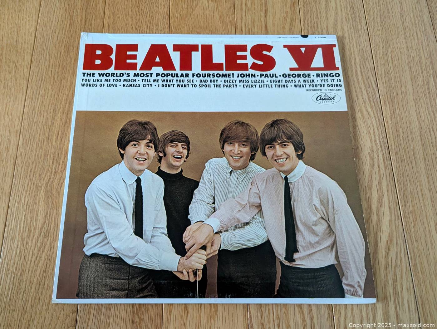 1965 Beatles VI mono vinyl LP VG+ | Maxsold