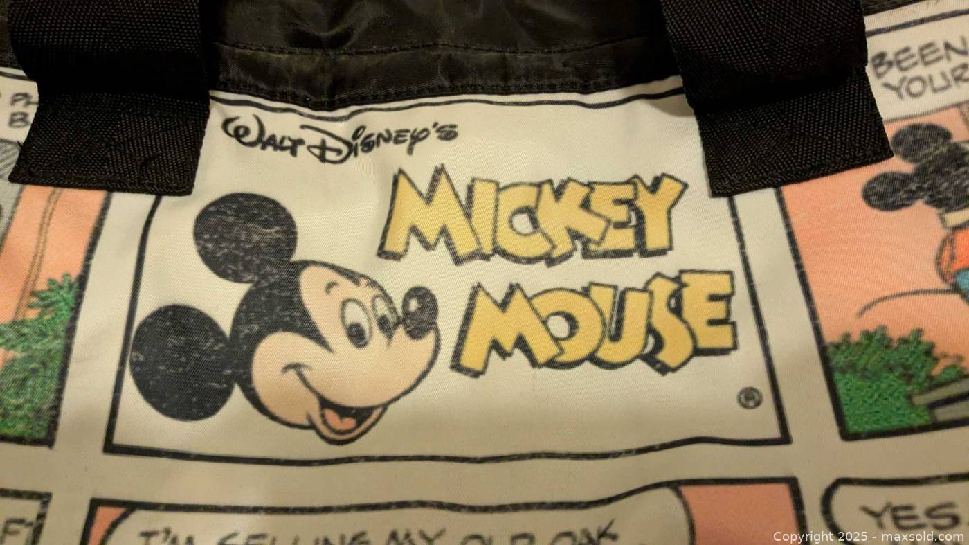 Disney Mickey Tote Bag, Tomy Wind-Up Figures, Sorcerer Mickey Plush ...