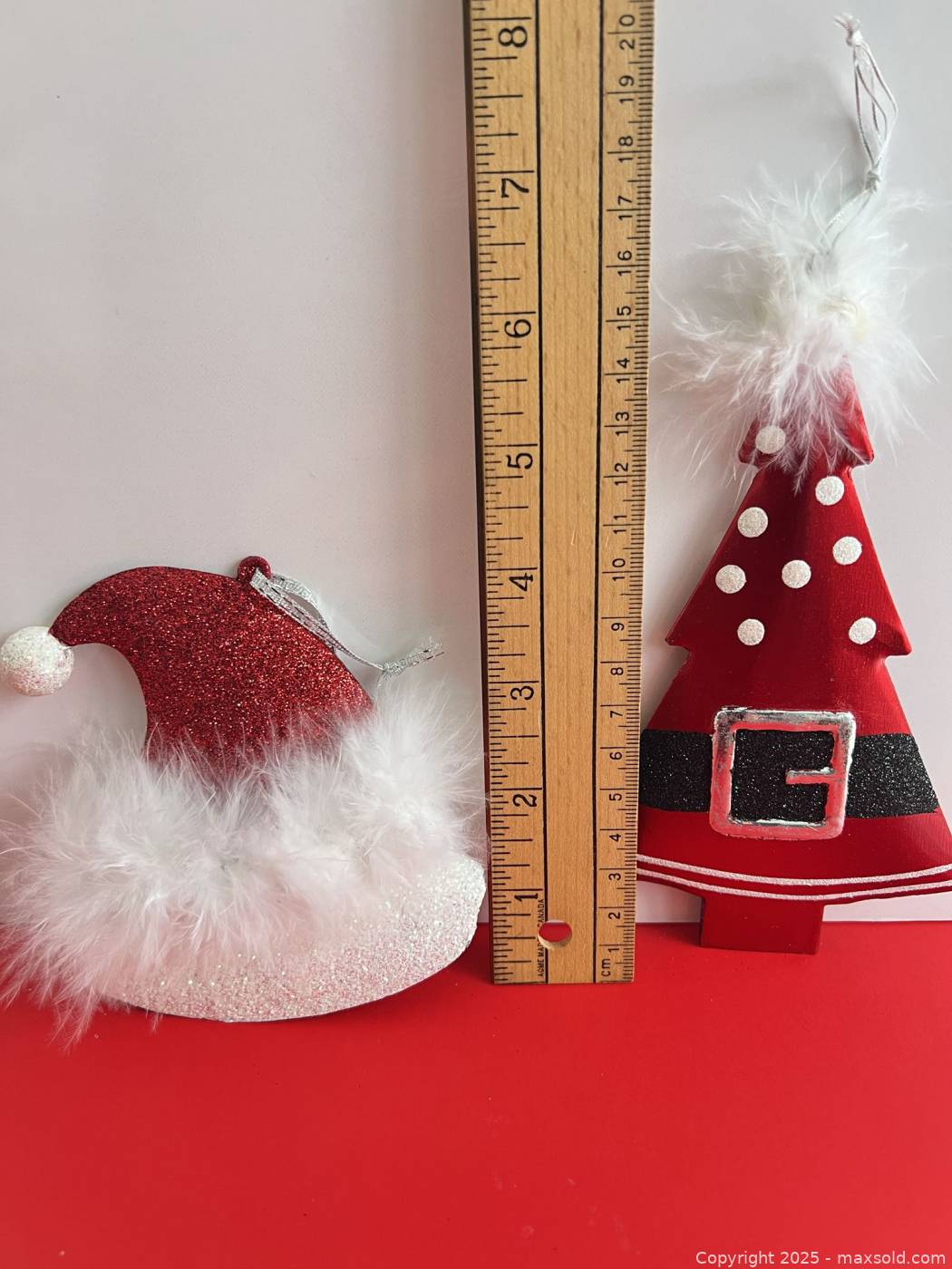 Pier 1 Santa Hat & Santa-Tree Ornaments | Maxsold