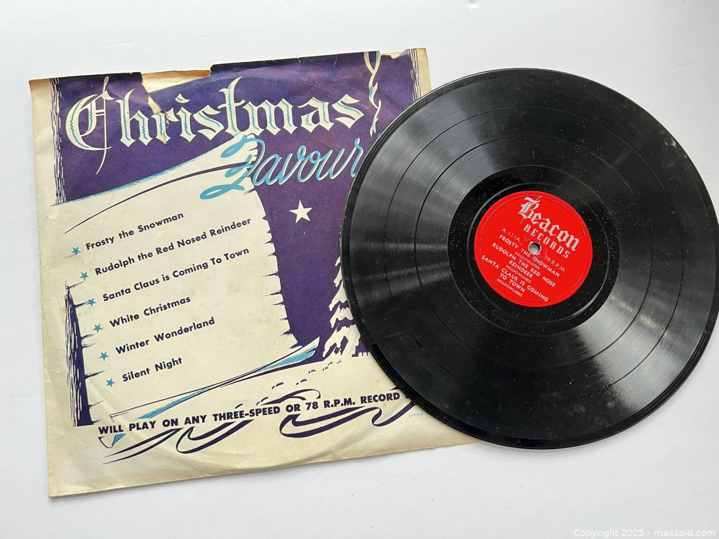 Vintage Christmas vinyl albums, 5 | Maxsold