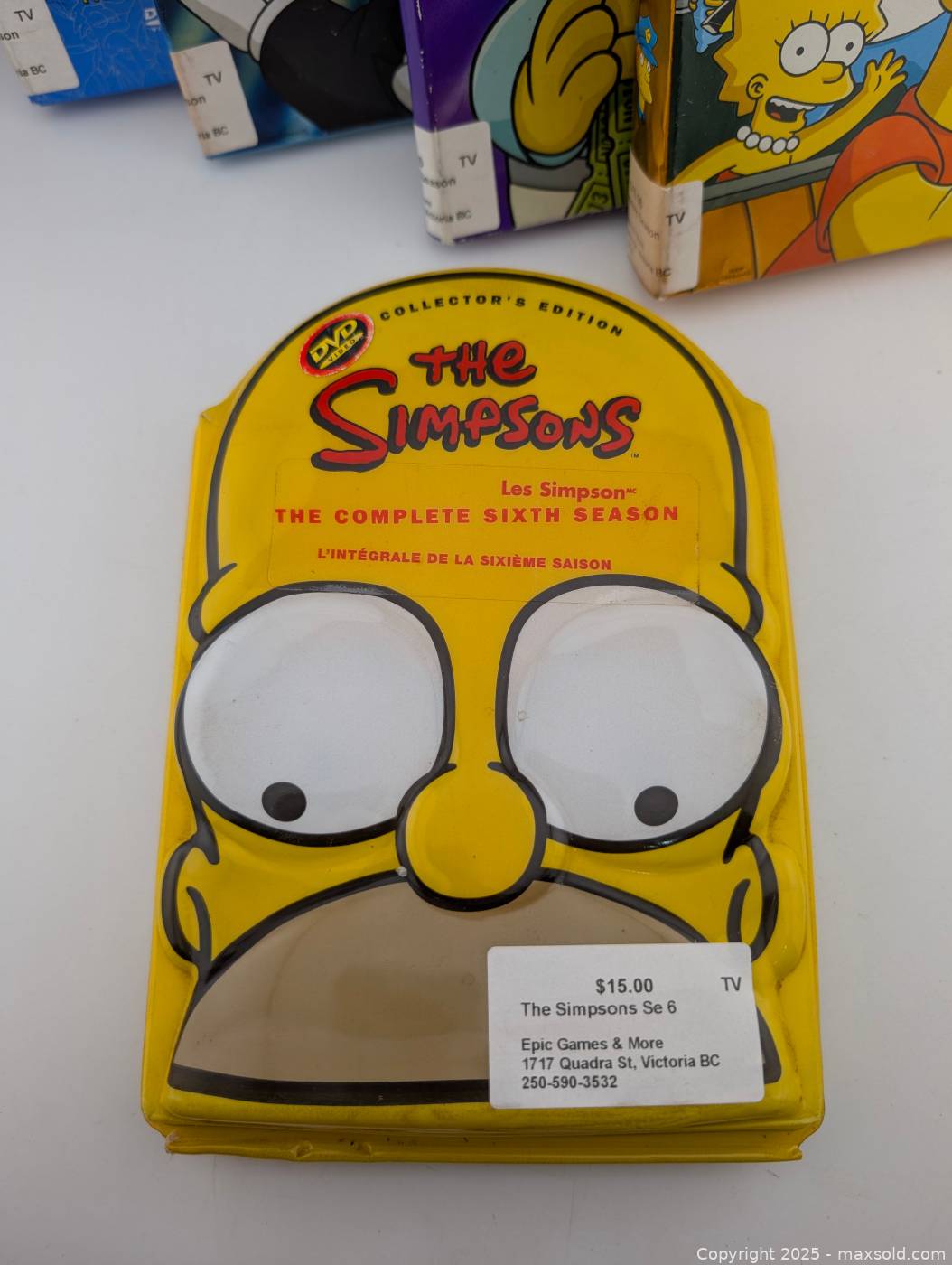 The Simpsons Seasons 4,6,8,10,11,13 DVD sets | Maxsold