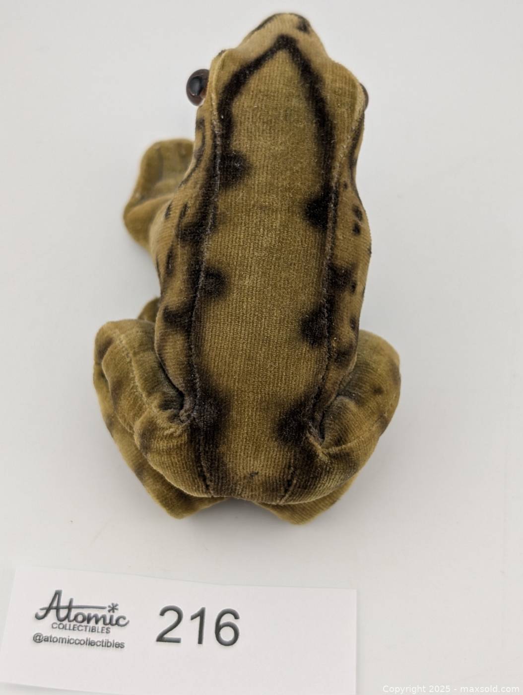 Vintage Steiff Froggy frog plush with tag | Maxsold