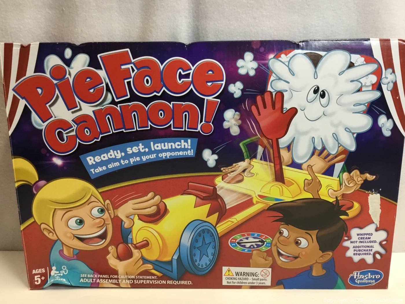 Pie Face Cannon Game, age 5+ | Maxsold
