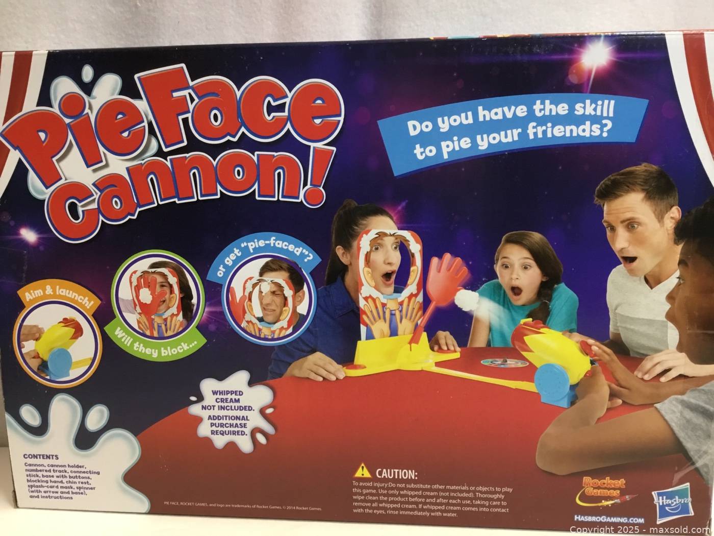 Pie Face Cannon Game, age 5+ | Maxsold