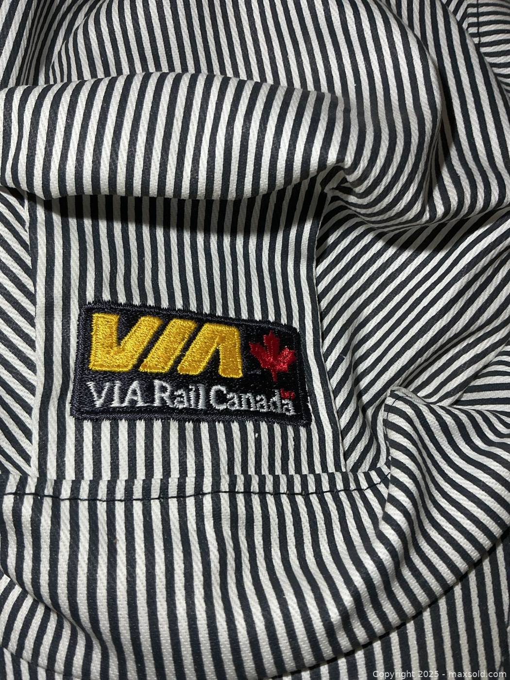 VIA Rail Conductor Hat and CN Ruler | Maxsold