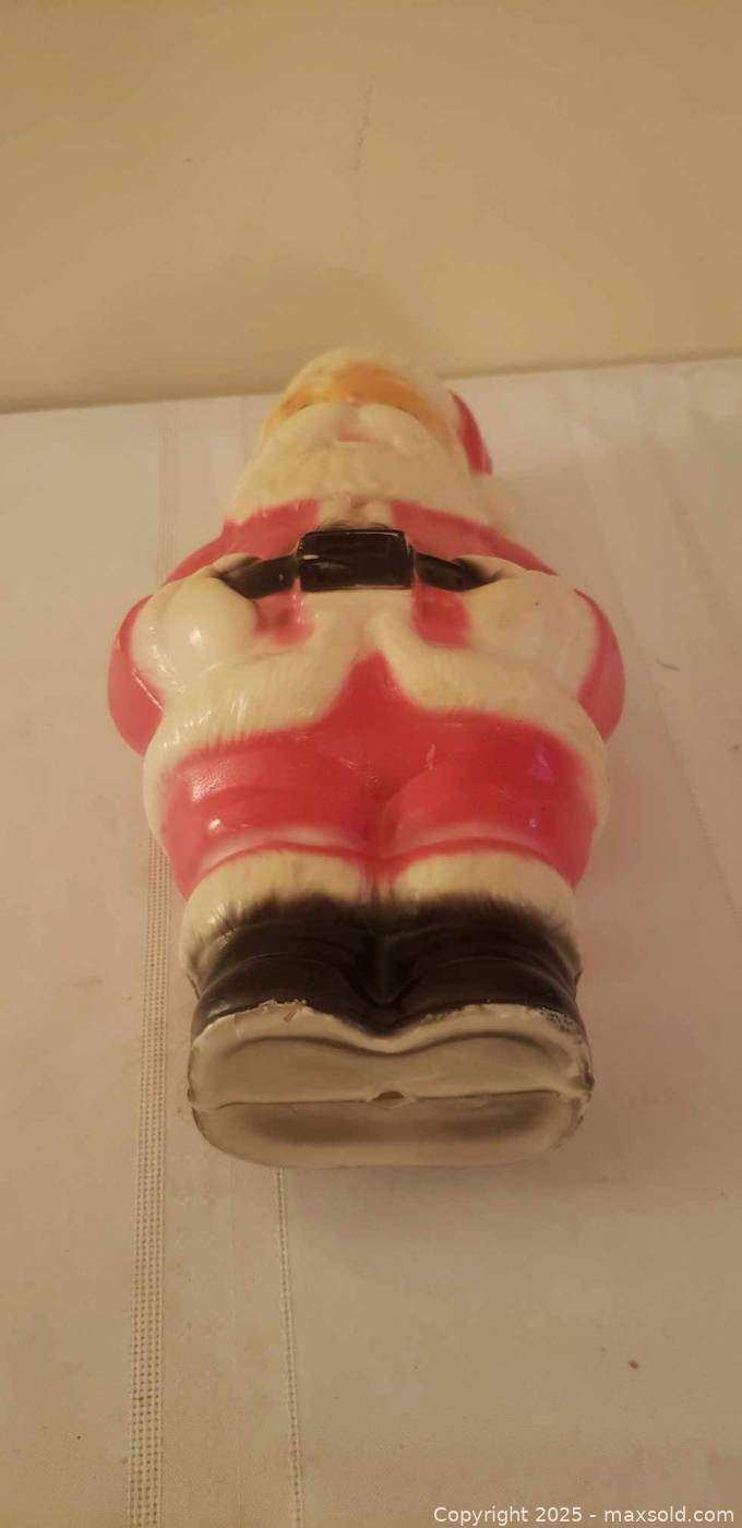 Vintage Regal Toy 12" Plastic Santa Claus Blow Mold | Maxsold