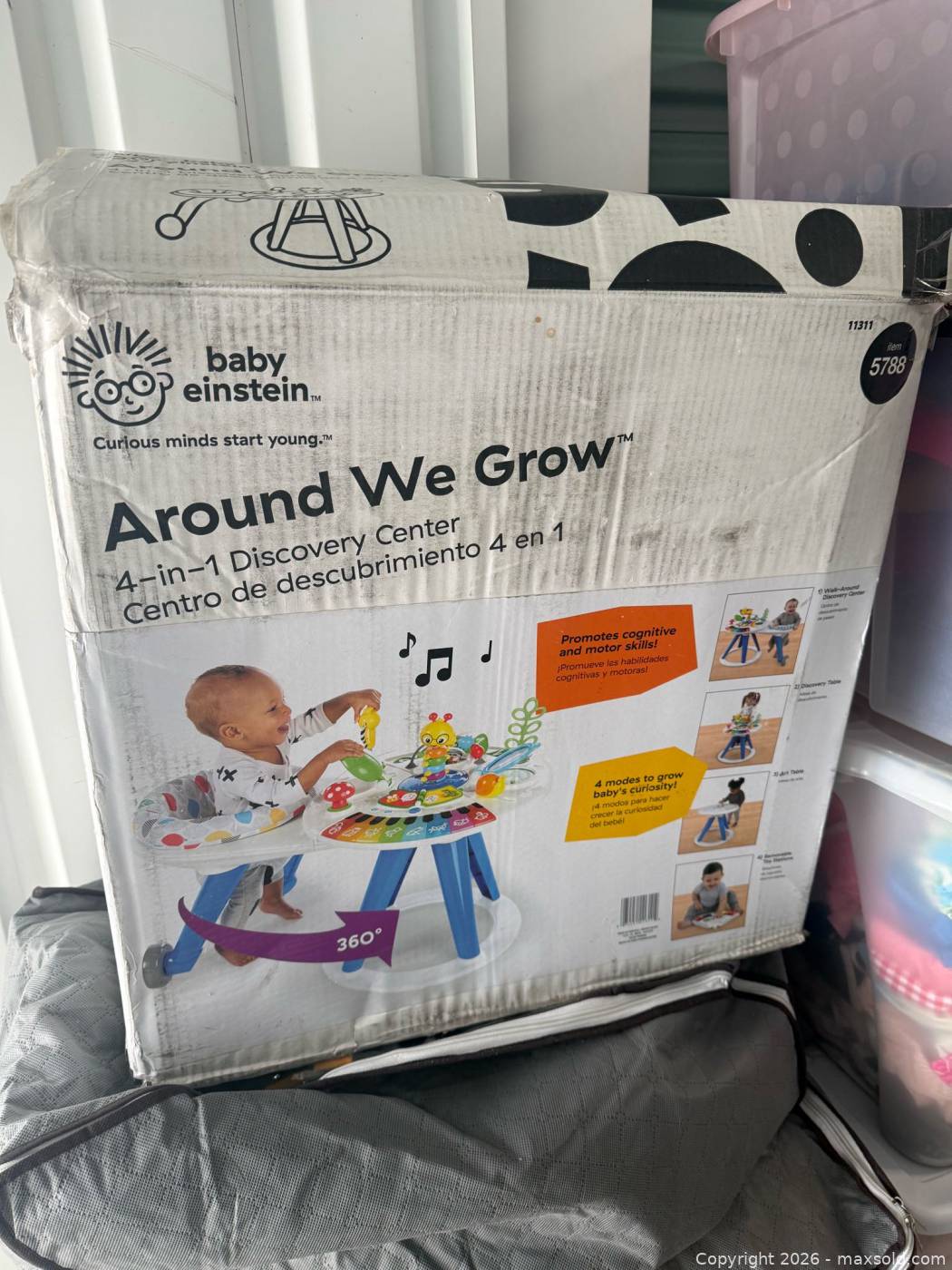 Baby Einstein Around We Grow 4-in-1 Discovery Center, new | Maxsold