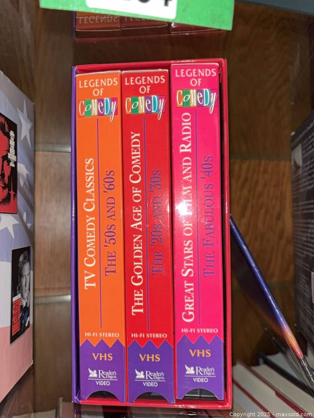 8 VHS tapes inc Legends of Comedy box set | Maxsold
