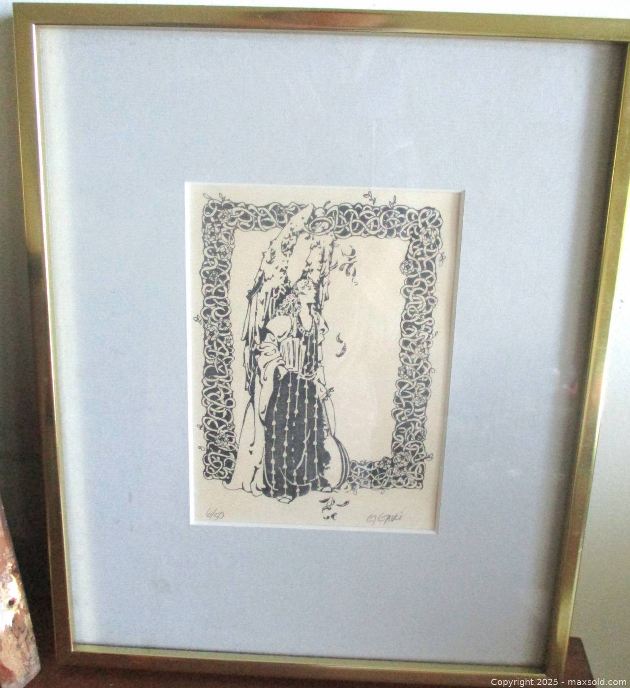 Limited edition pen and ink drawing 6/50 by G. Gauci | Maxsold