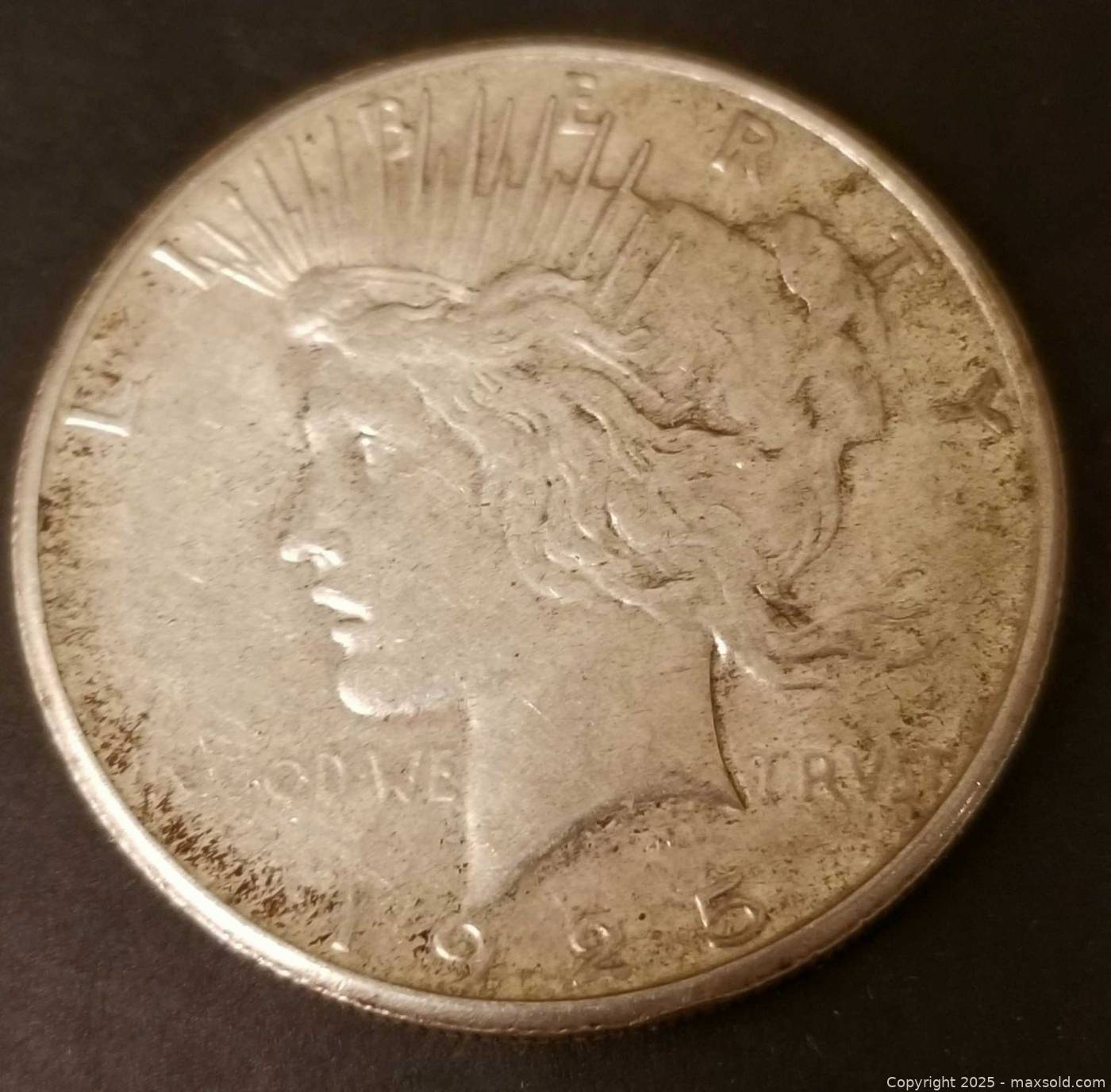 1925 American Morgan Silver Dollar Coin | Maxsold