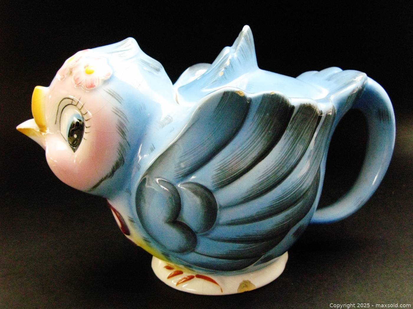 Vintage Lefton Bluebird Teapot, Creamer and Sugar | Maxsold